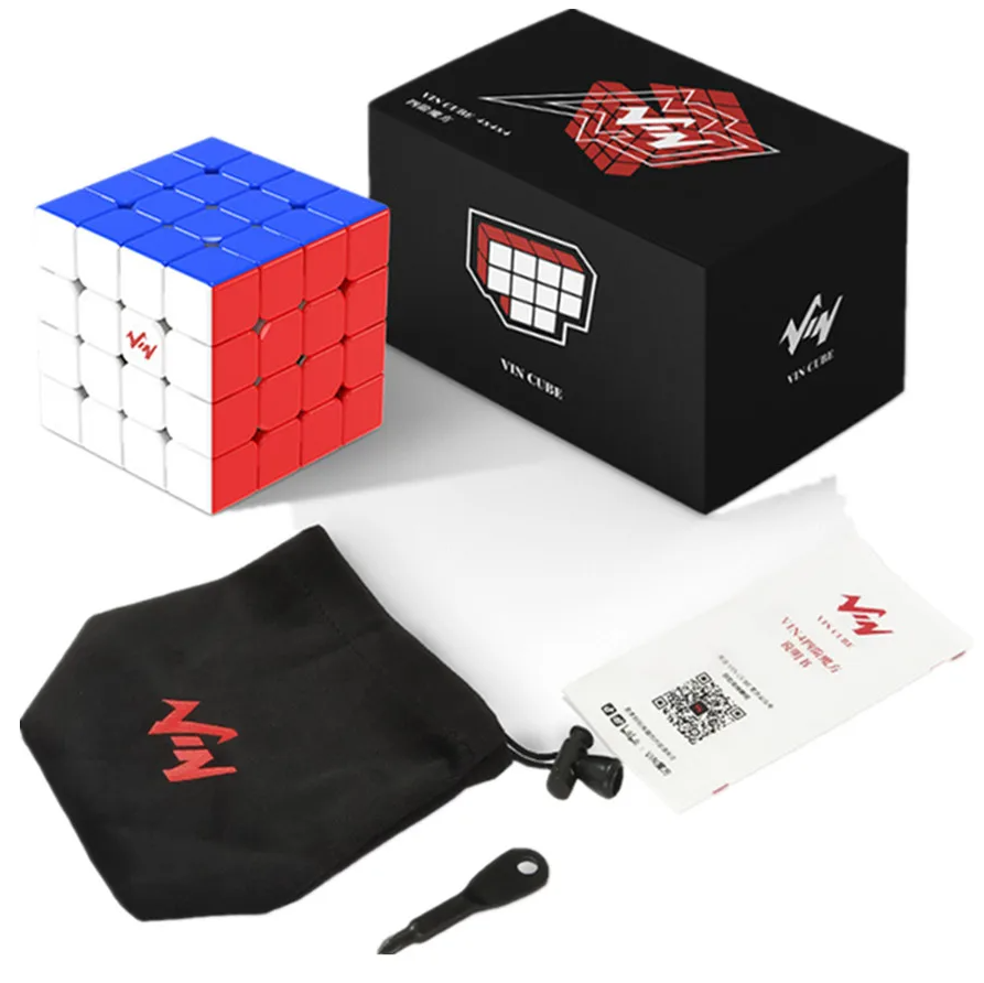 Vin Cube UV Coated 4x4 Magnetic Speedcube — MindPlay.nz